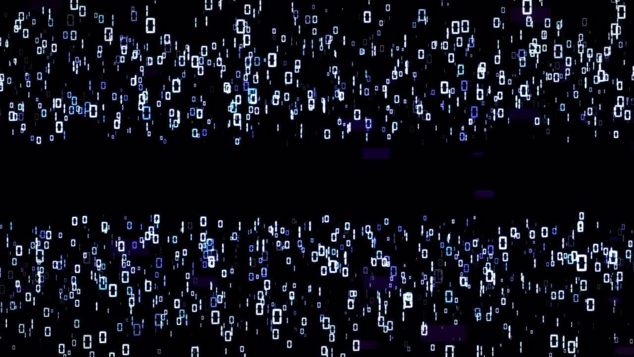 Binary Stream Stock Motion Graphics