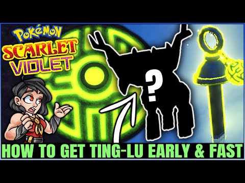 How to Get the BEST Legendary Ting Lu FAST - All 8 Blue Stake Locations - Pokemon Scarlet Violet!