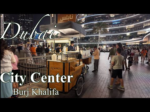 Dubai 4k | Last Day Of Dubai Fountain Show Highly Crowded April 19 2025 | Burj Khalifa, City Center