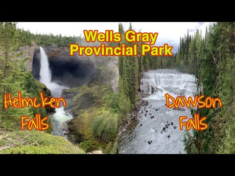 Iconic Waterfalls at Wells Grey Provincial Park // Helmcken Falls// Dawson Falls