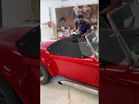 Cobra Kit car we’ve made a custom tunneau cover made and installed it today! Check it out !