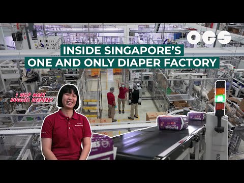 Inside Singapore’s One And Only Diaper Factory