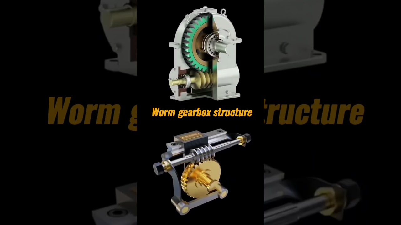 Worm gearbox working principle, worm gearbox structure. #wormgear