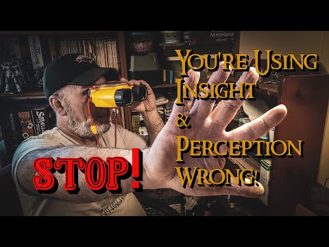 The Difference Between Insight and Perception #dungeonsanddragons #dnd5e #dnd