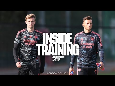 INSIDE TRAINING | Arsenal prepare for PSV in Europa League