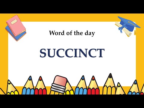 Succinct meaning