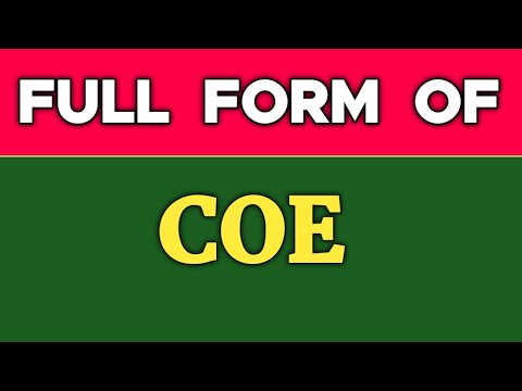 Full form of COE .COE ka full form kya hota hai.COE ka pura naam kya hota hai.COE Full Form