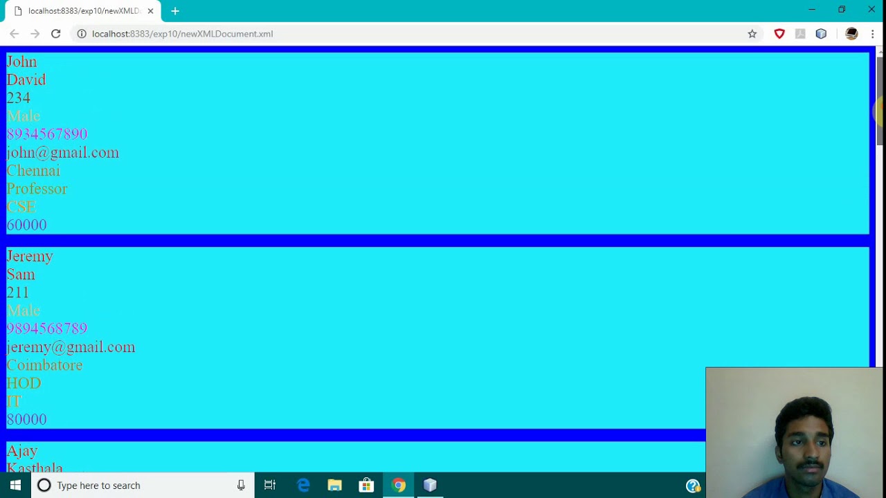 Working with XML and CSS!!!