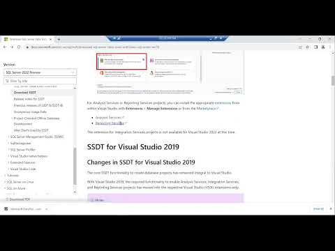 Visual Studio 2022 + SQL Data Tools (Reporting Services Projects 2022 junio) - Installation.