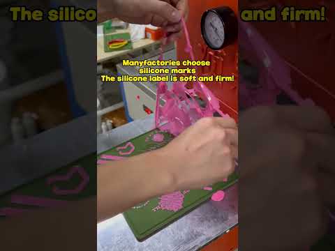 Liquid silicone labels making