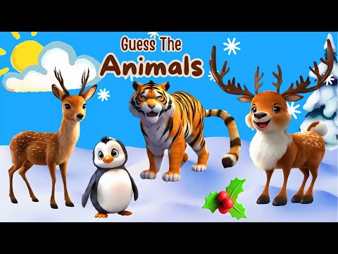 GUESS THE ANIMAL GAME | QUIZ | GUESSING GAME FOR KIDS | HIDE AND SEEK #quiz #kidsgames #kidsvideo