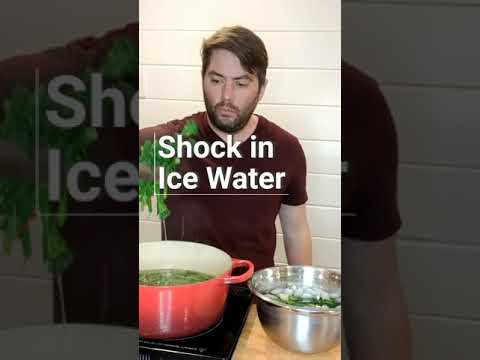 How to blanch vegetables