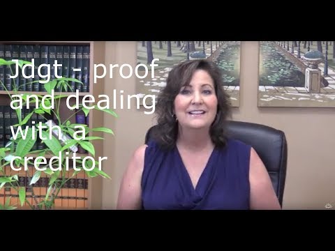 Dealing with a creditor when/if you're judgment proof