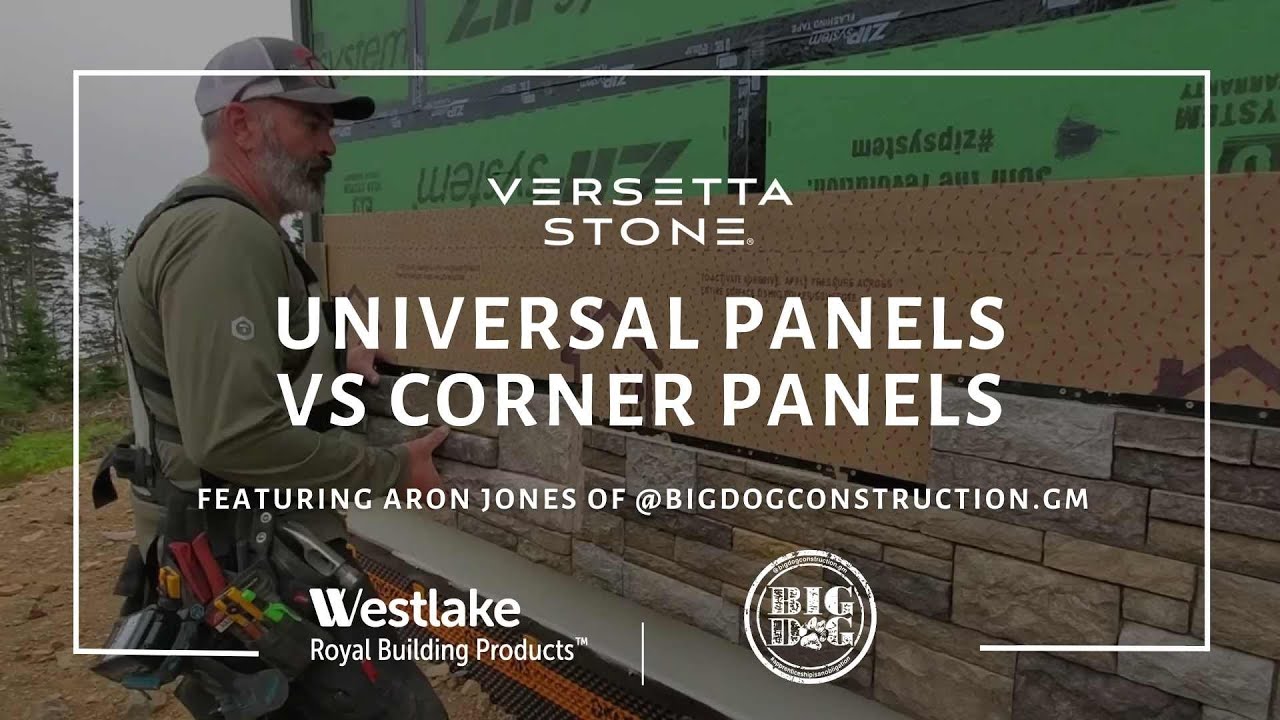 Exterior Installation: Understanding the Different Versetta Stone Panels