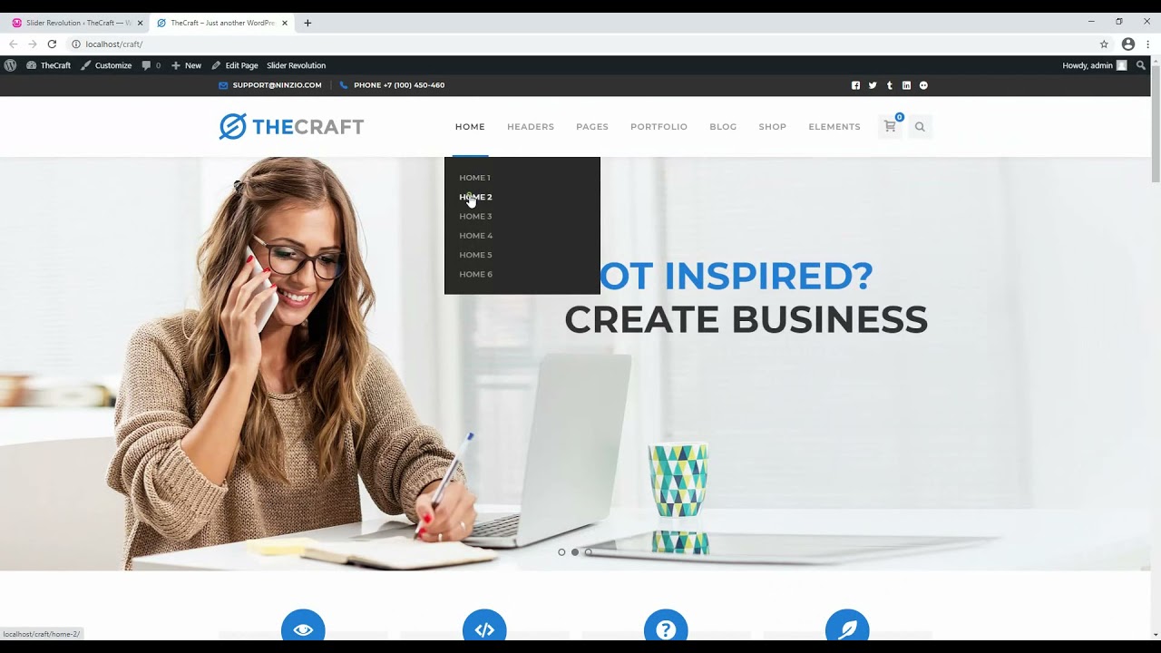 TheCraft | Responsive Multipurpose WordPress Theme Intro and Installation Video Guide