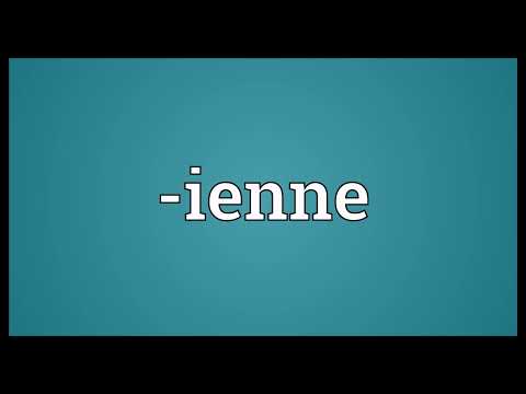 ienne meaning - what does ienee  means - in english