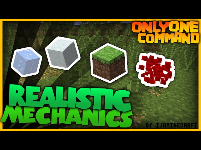 Realistic Mechanics in one command! (More Realistic Minecraft ...
