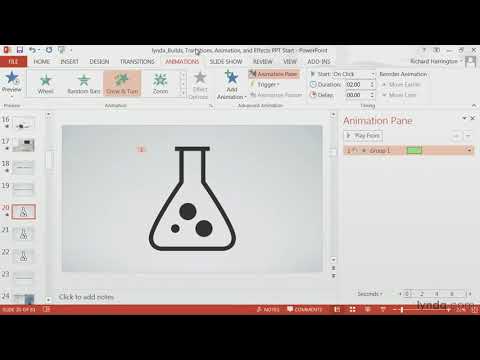 PowerPoint Tutorial - Choosing a style of entrance animation effects