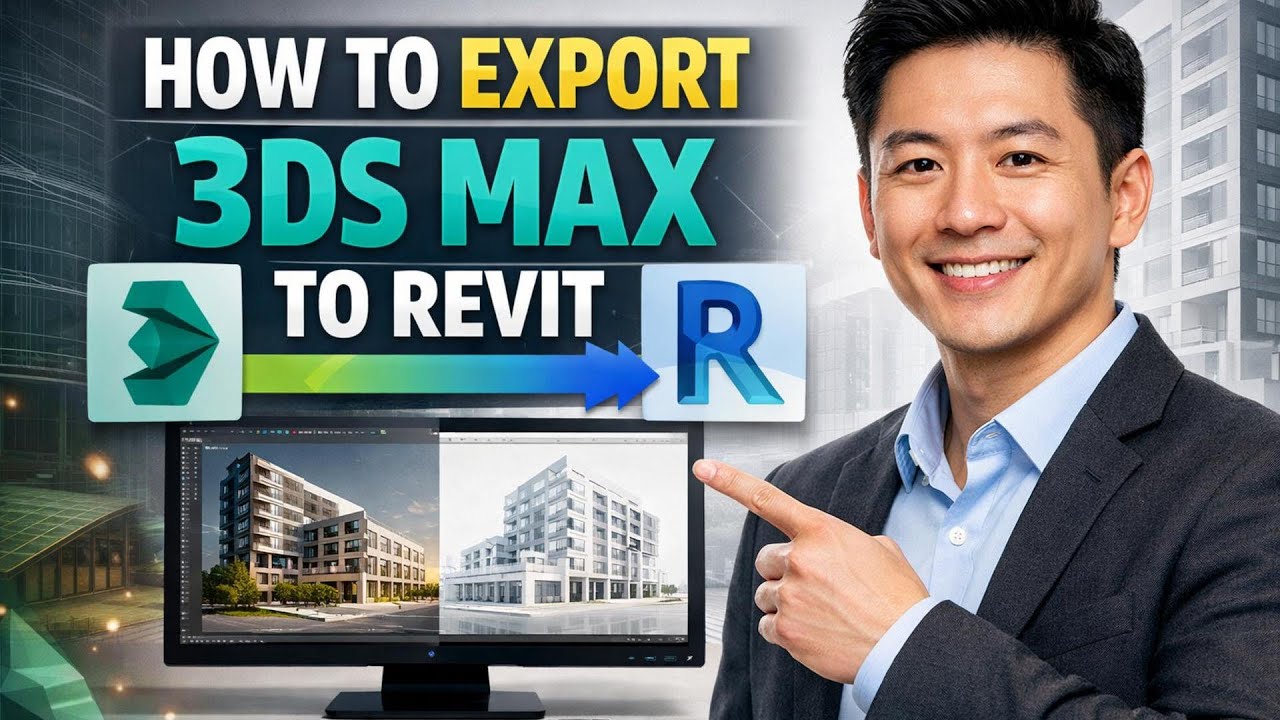 How to EXPORT 3ds Max to Revit (Step by Step)