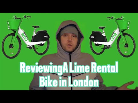 Reviewing a London lime bike rental hire