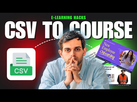 Quick Guide: Turn CSV Files into SCORM-Compliant Training Courses