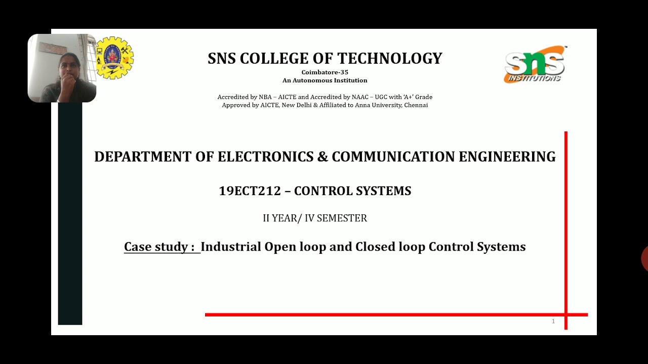 Case study on Control Systems