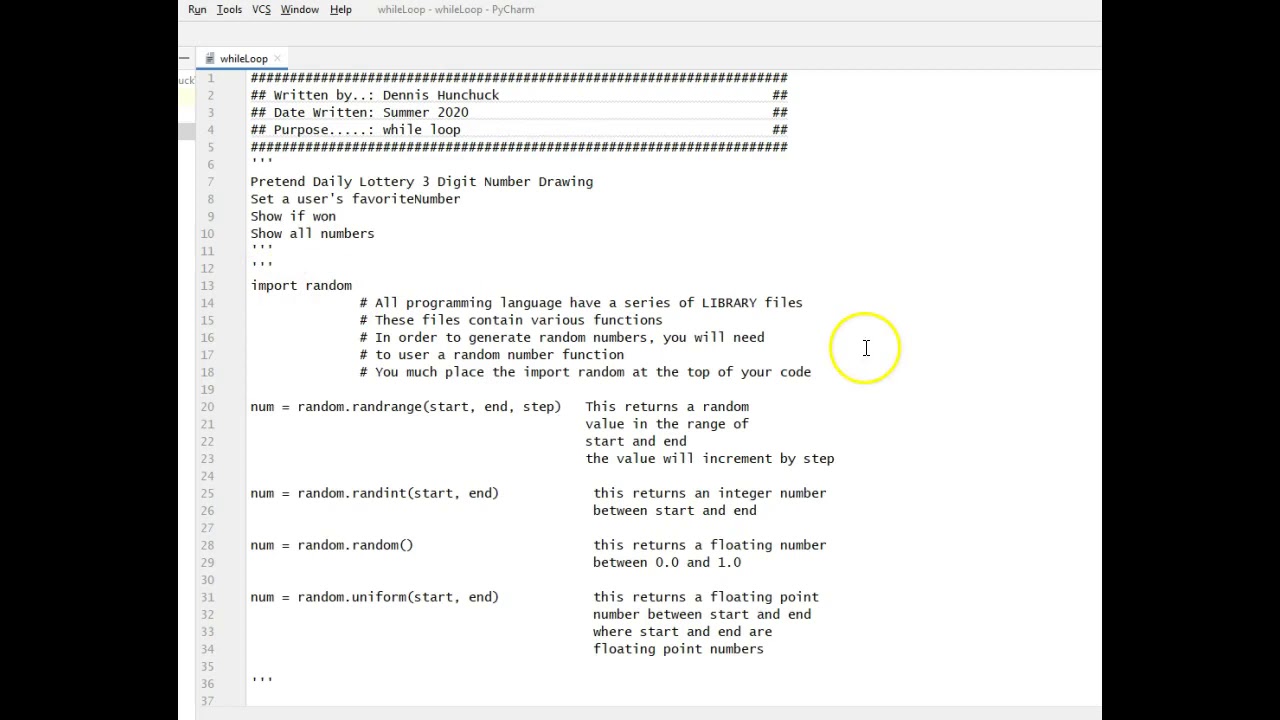 Mod 08B Python While Loop Examples