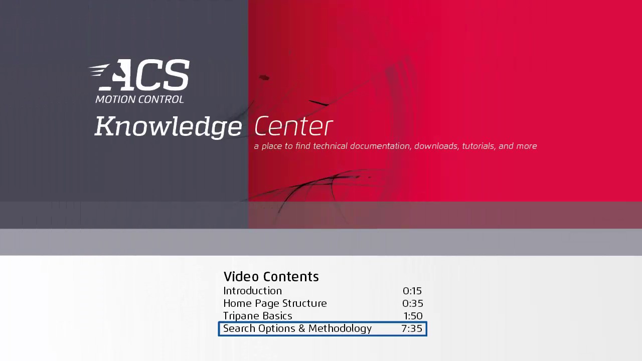 Knowledge Center Tutorial