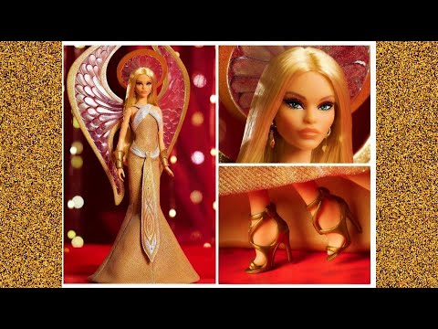 Bob Mackie Barbie Holiday Angel Doll By MATTEL CREATIONS