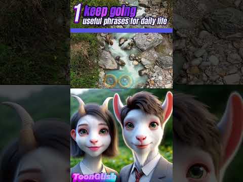 Keep Going | English Phrases| Learn English | Animation video | Vocabulary | #toonglish #english