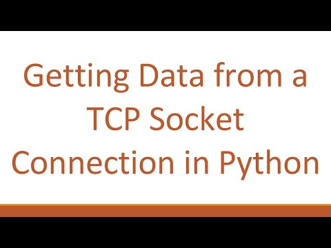 Getting Data from a TCP Socket Connection in Python