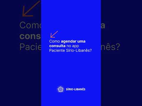 Videotutorial - Como agendar a consulta PASA no app Paciente Sírio-Libanês