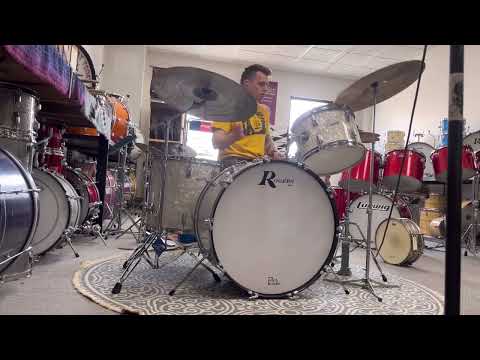 1970s Roger Buddy Rich "Tribute" Antique Pearl Drum Set | Reverb