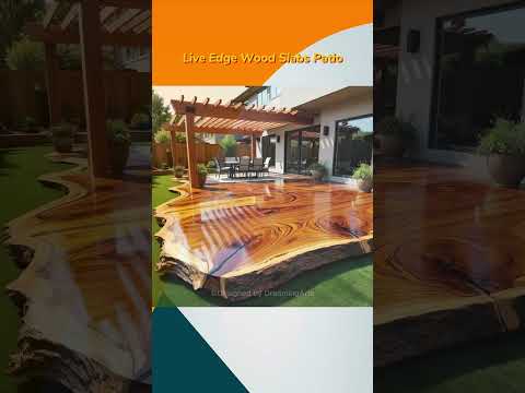 Live Edge Wood Slabs Patios: Where Rustic Charm Meets Modern Style!
