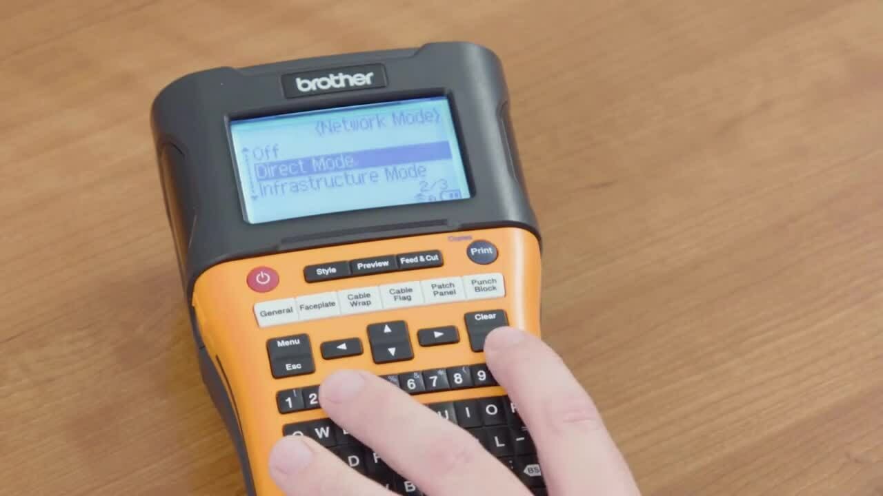 How to Set-up Wi-Fi on PT-E550W