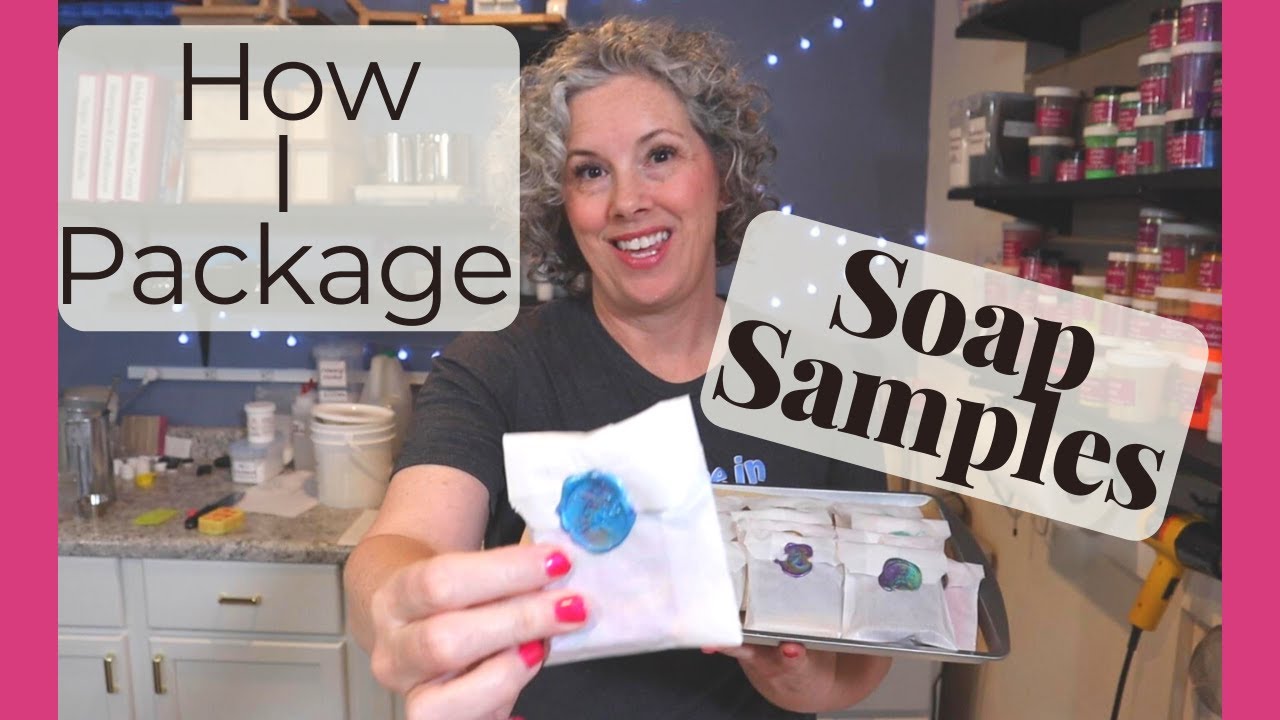 How to Package Soap Samples Using Wax Seals for Pretty Packaging