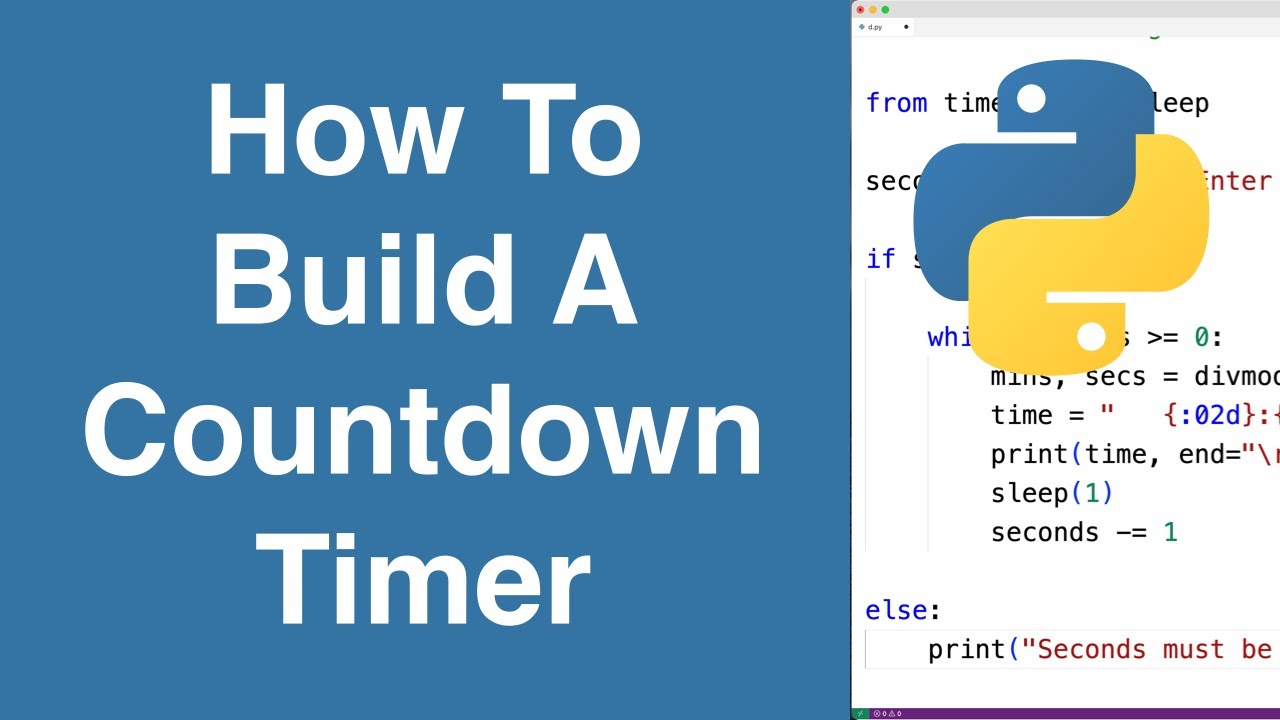 Countdown Timer | Python Example
