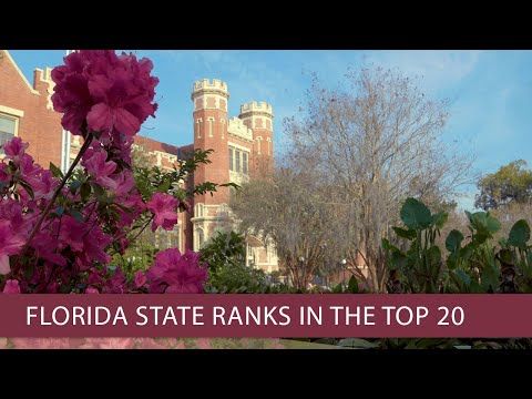 Florida State University ranks in the TOP 20 again!