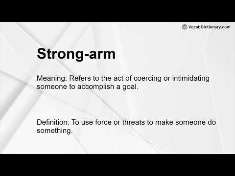 Strong-arm Meaning