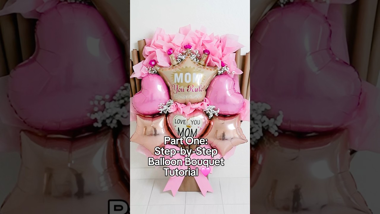 Step-by-Step Balloon Bouquet Tutorial for Beginners | Easy DIY Balloon Decor 🌸