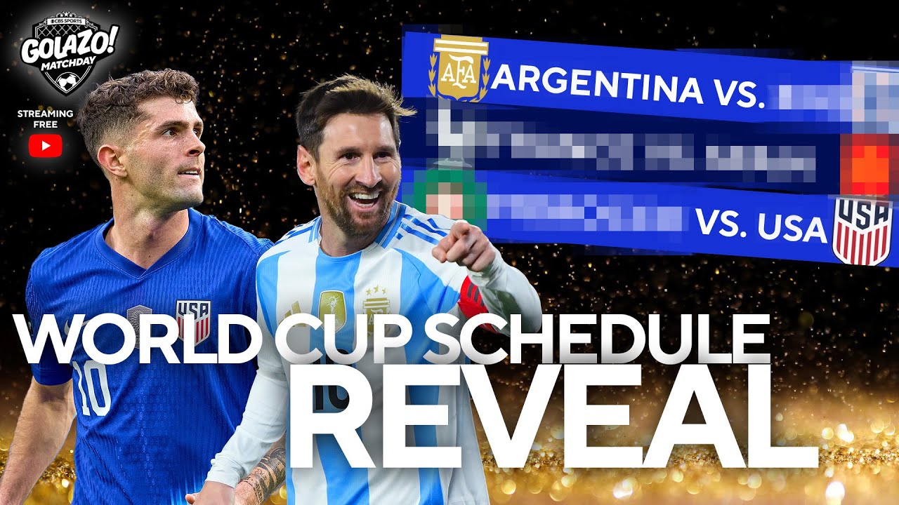 2026 FIFA World Cup SCHEDULE RELEASE 🏆 | Instant Reaction x Analysis | CBS Sports Golazo
