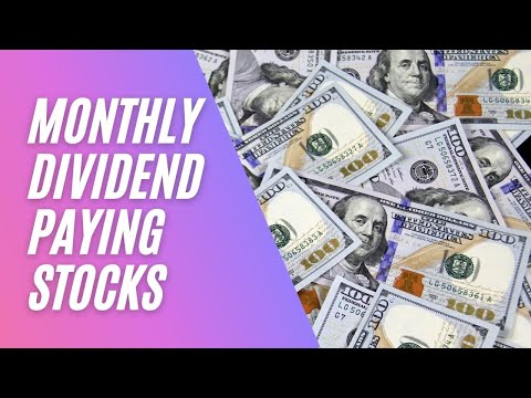 Safe Monthly Dividend Stocks For Passive Income in 2021