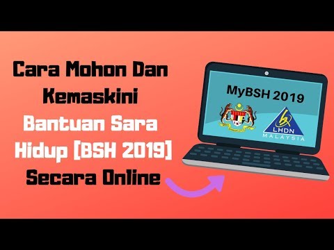 [BSH2019] Cara Mohon Dan Kemaskini Bantuan Sara Hidup