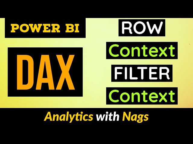 Understanding Row Context and Filter Context in Power BI DAX | Galaxy