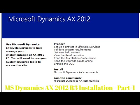 Microsoft Dynamics AX 2012 R3 Installation from scratch : #Part -1 : Resolving Dependencies.