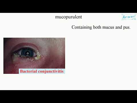 mucopurulent (English) - Medical terminology for medical students -