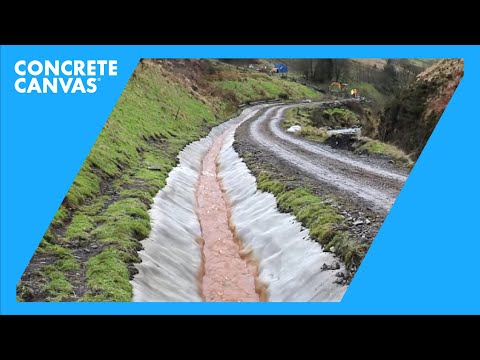 CCUK: Concrete Canvas (CC) Channel Lining - Glyncorrwg Former Mine