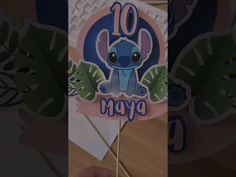 stitch caketopper #caketopper #stitch