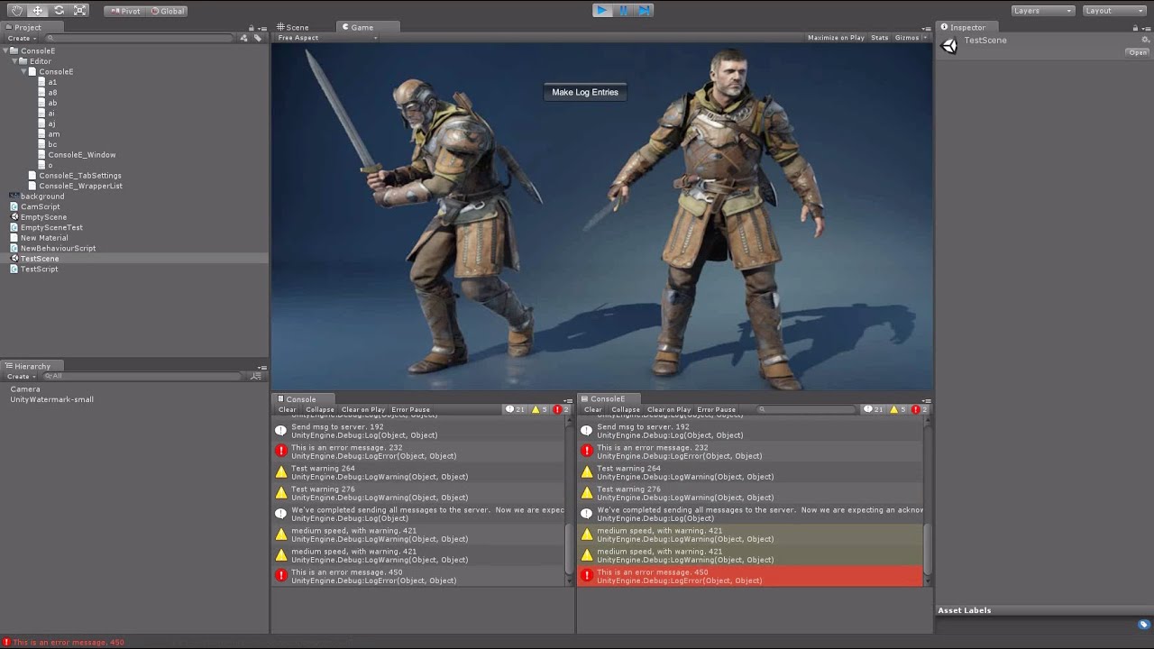 Replacing Unity's Console