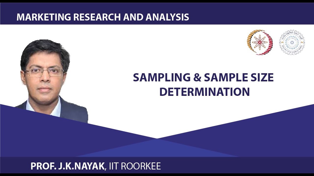 Lecture 16- Sampling & Sample Size Determination
